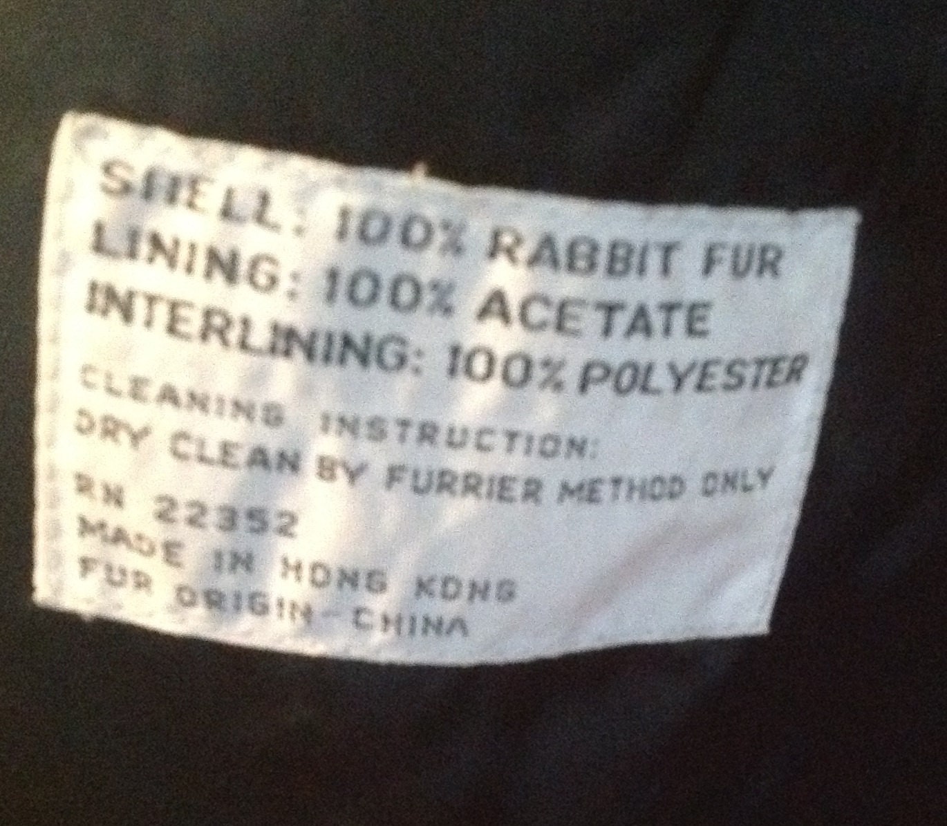 Genuine 100% Rabbit Fur Origin by Split and LTD - Etsy
