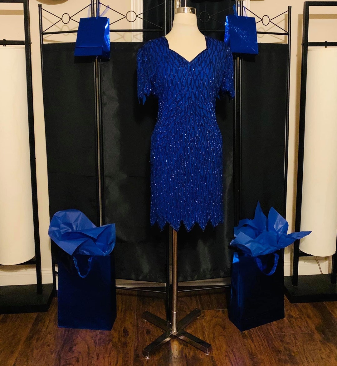 Royal Blue Formal Dress or Costume - Etsy