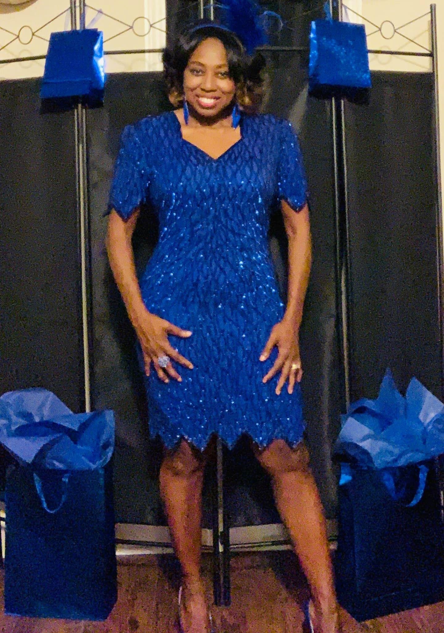 Royal Blue Formal Dress or Costume - Etsy