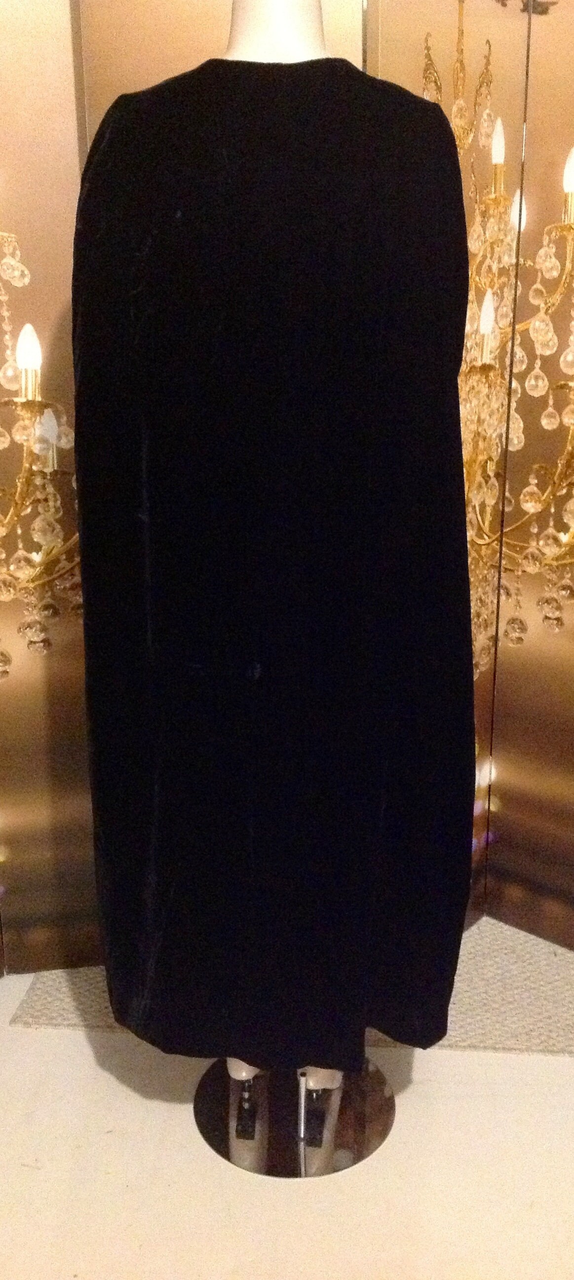 True Vintage Long Black Countess Royalty Cape - Etsy