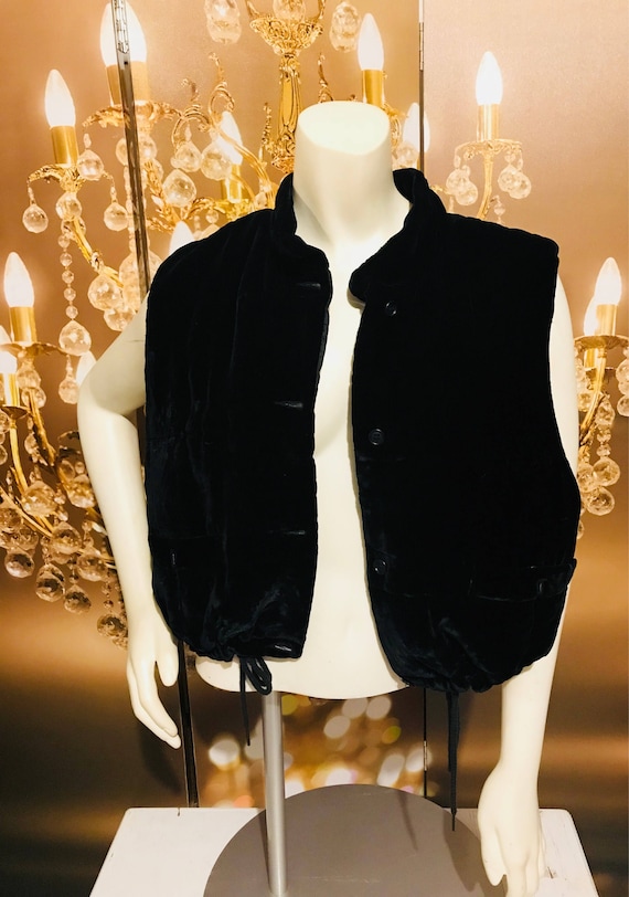 Velvet black veste - Gem