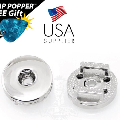 DIY Snap Jewelry 18mm Slide Snap Base for DIY Necklaces and - Etsy