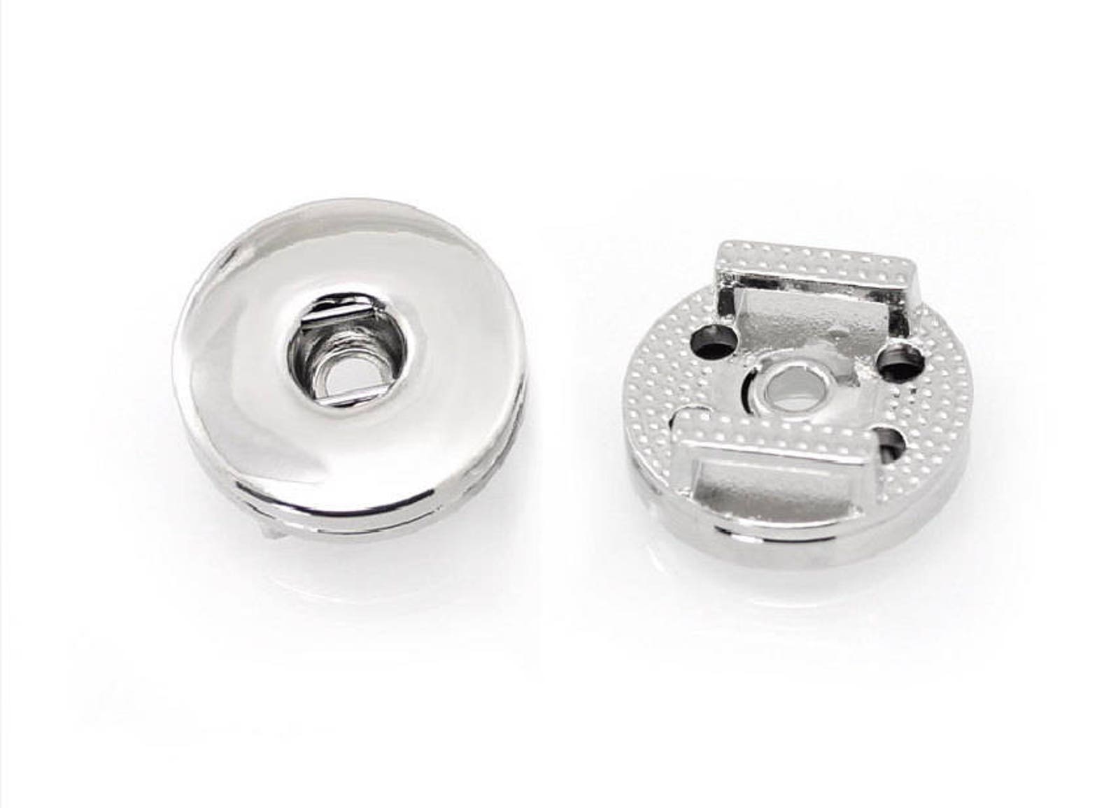 DIY Snap Jewelry 18mm Slide Snap Base for DIY Necklaces and - Etsy