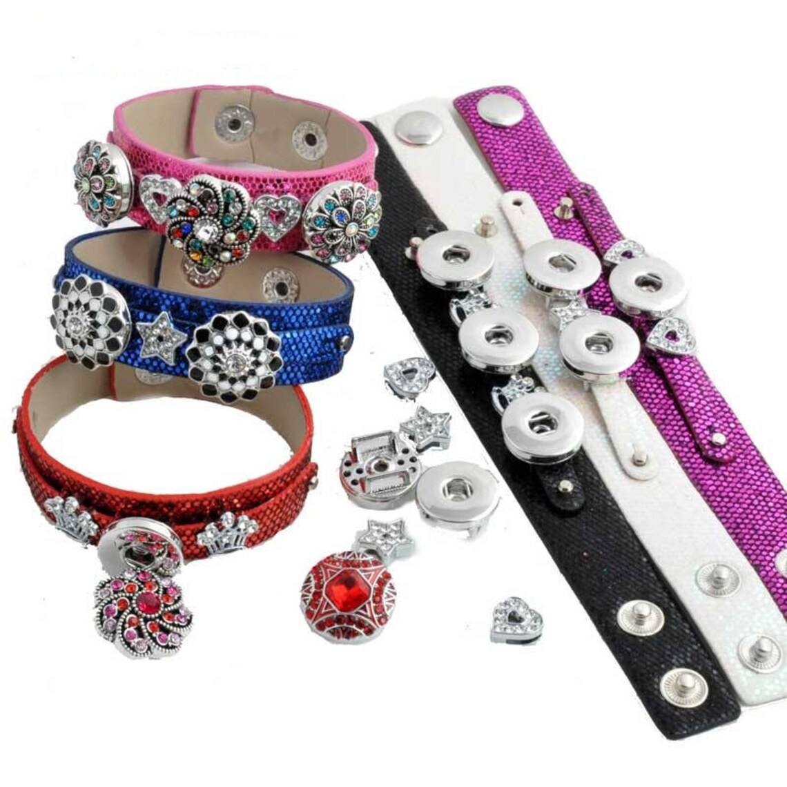 DIY Snap Jewelry 18mm Slide Snap Base for DIY Necklaces and - Etsy