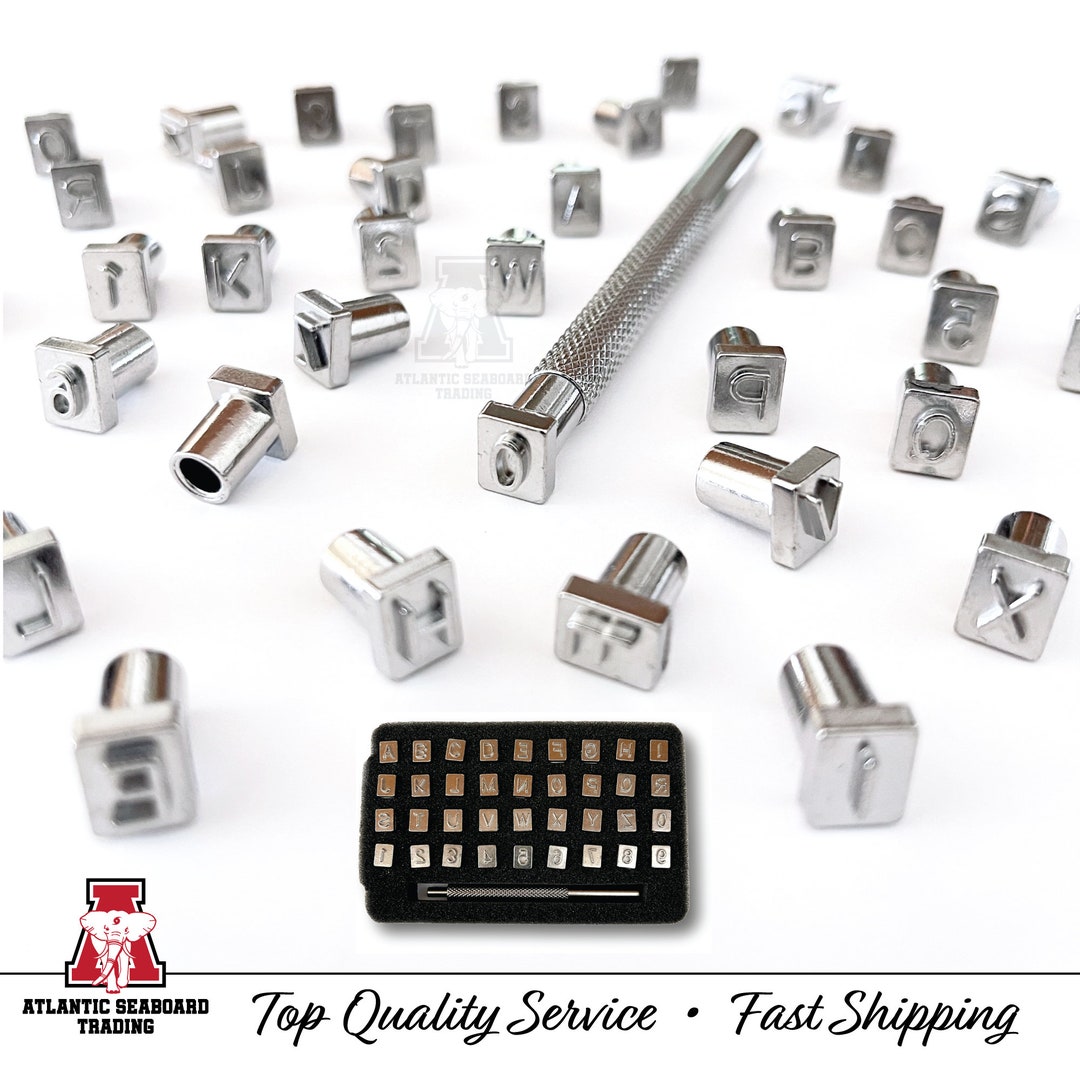 37 PCS Number Letter Stamp Punch Set Leather Craft Imprinted - Etsy