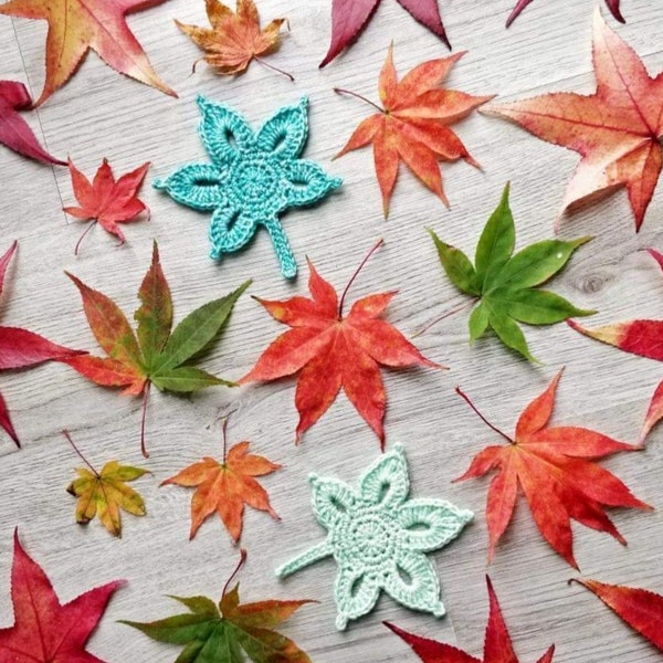Crochet Maple Leaf - Etsy