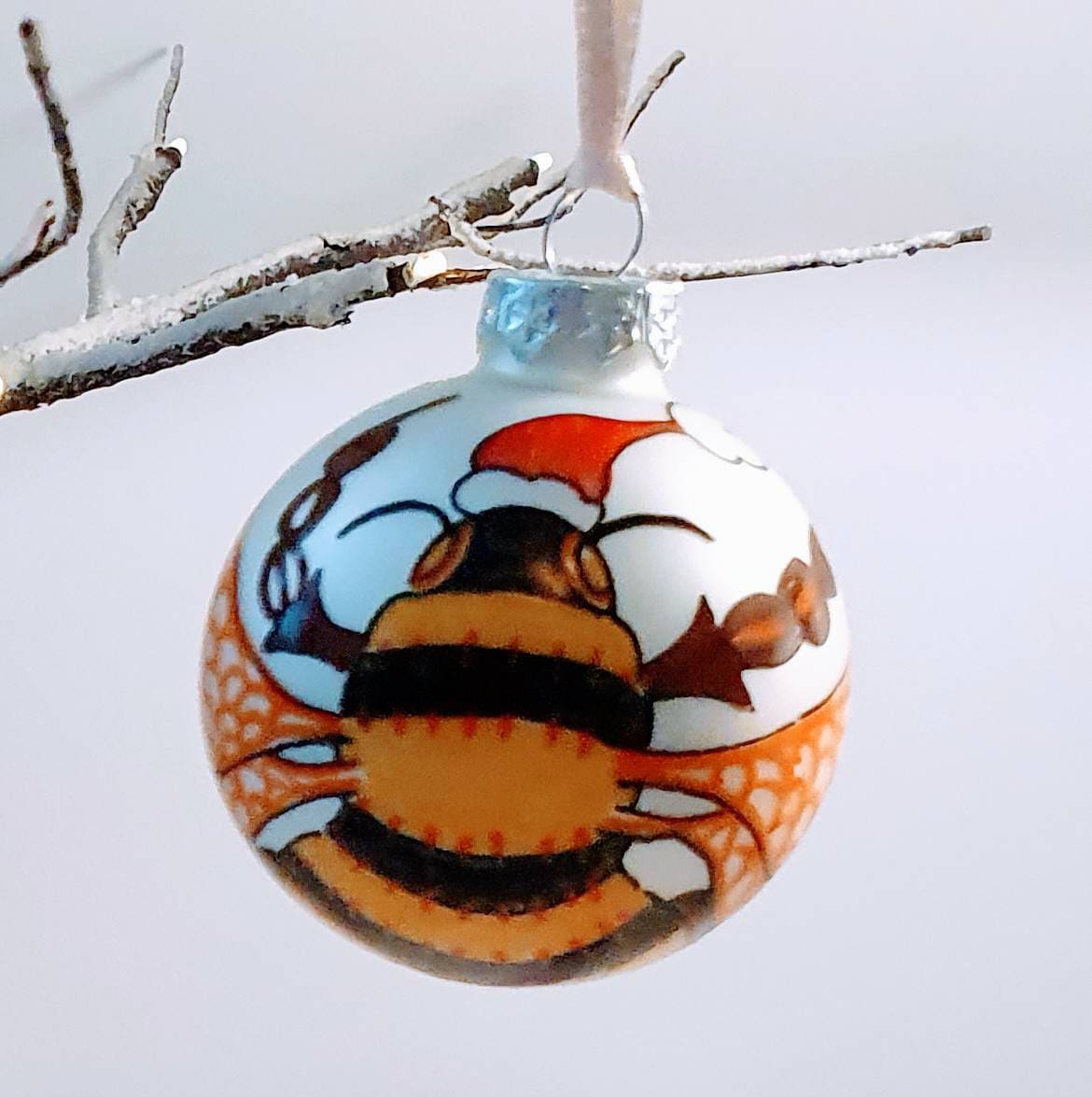 Bee Bauble Bee Christmas Ornament Bee Ornament Bee Christmas Decoration ...