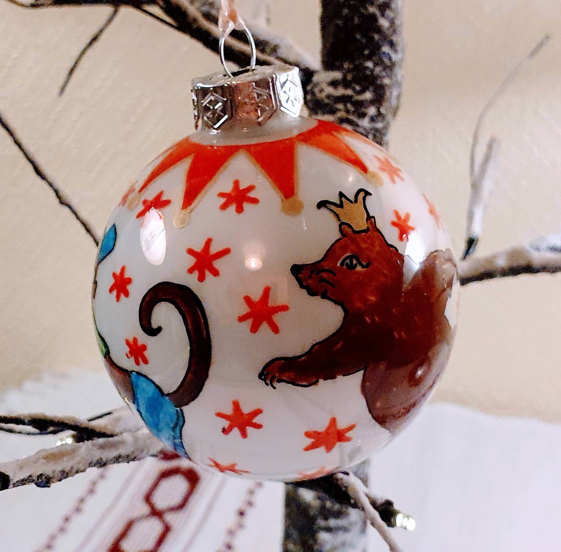 Retro Circus Bauble Animal Circus Bauble Christmas Baubles - Etsy