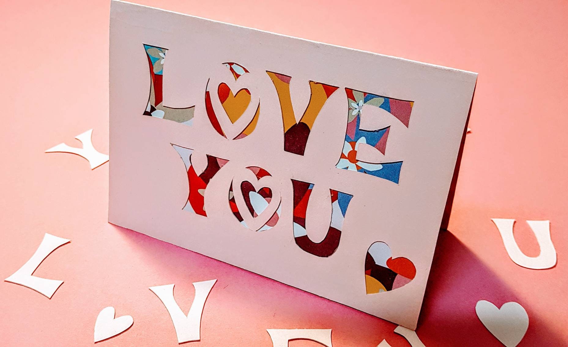 Love You Card Love You Valentine's Card Love Greetings - Etsy