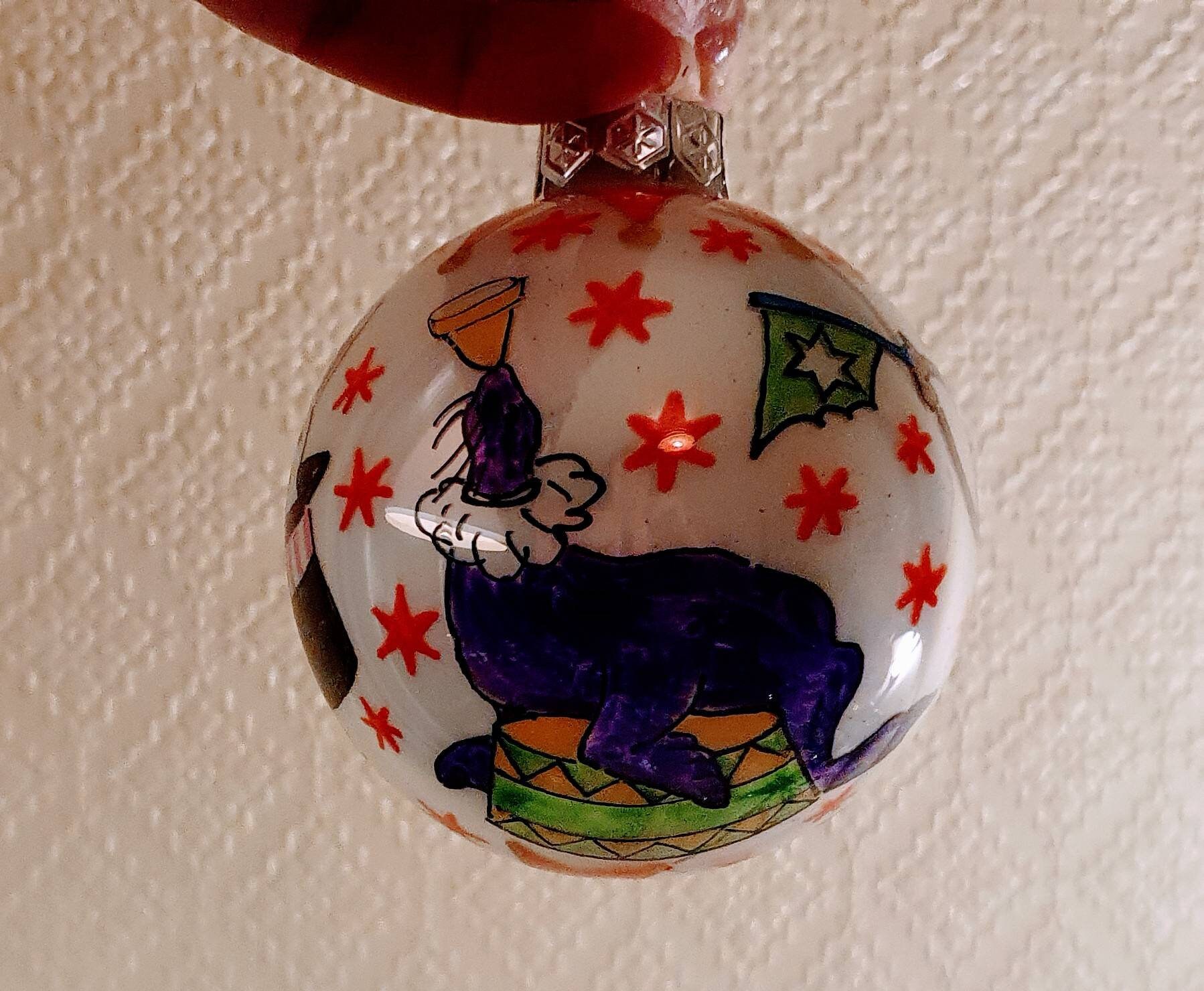 Retro Circus Bauble Animal Circus Bauble Christmas Baubles - Etsy