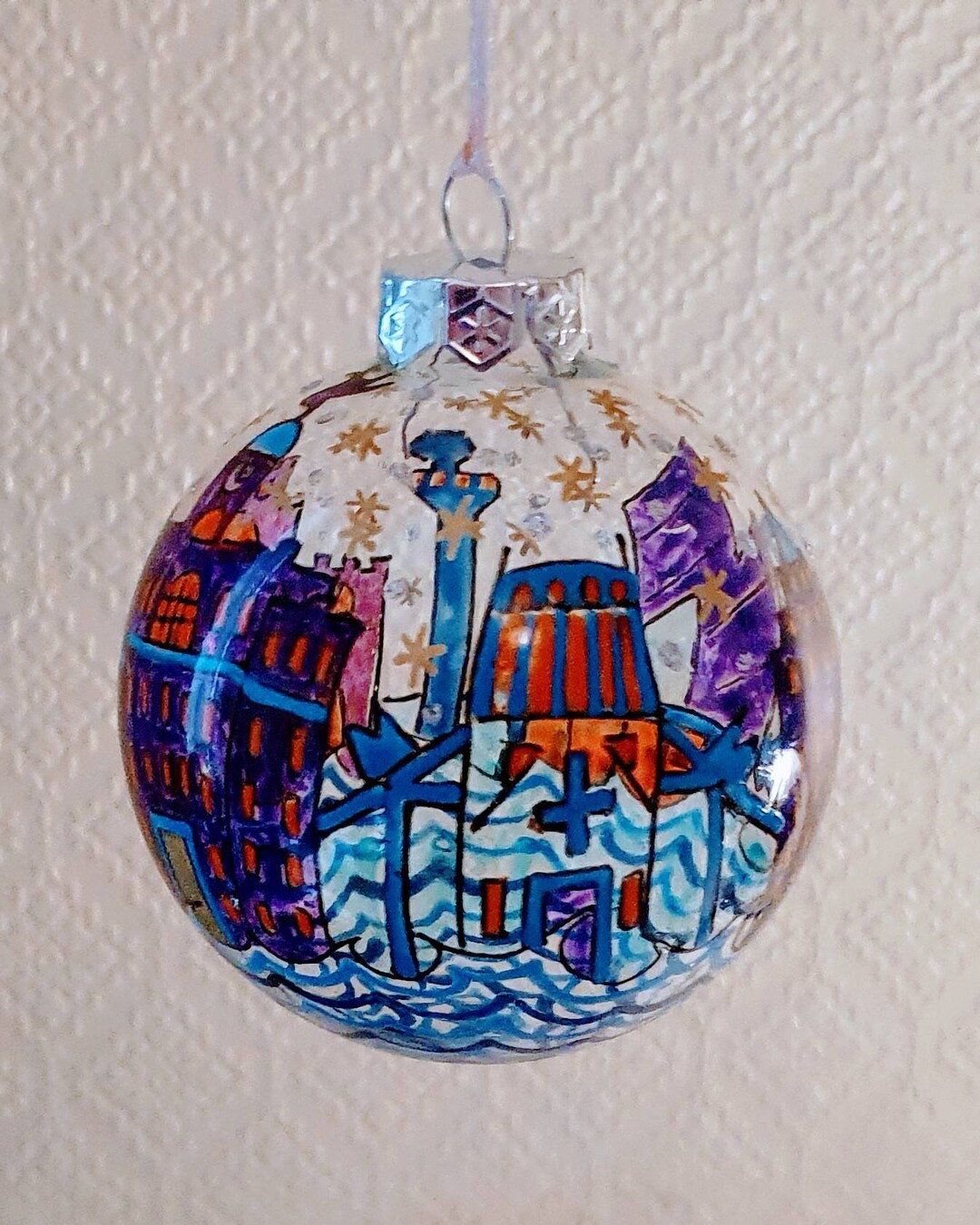 Liverpool Skyline Christmas Baubles- Liverpool Glass Baubles ...