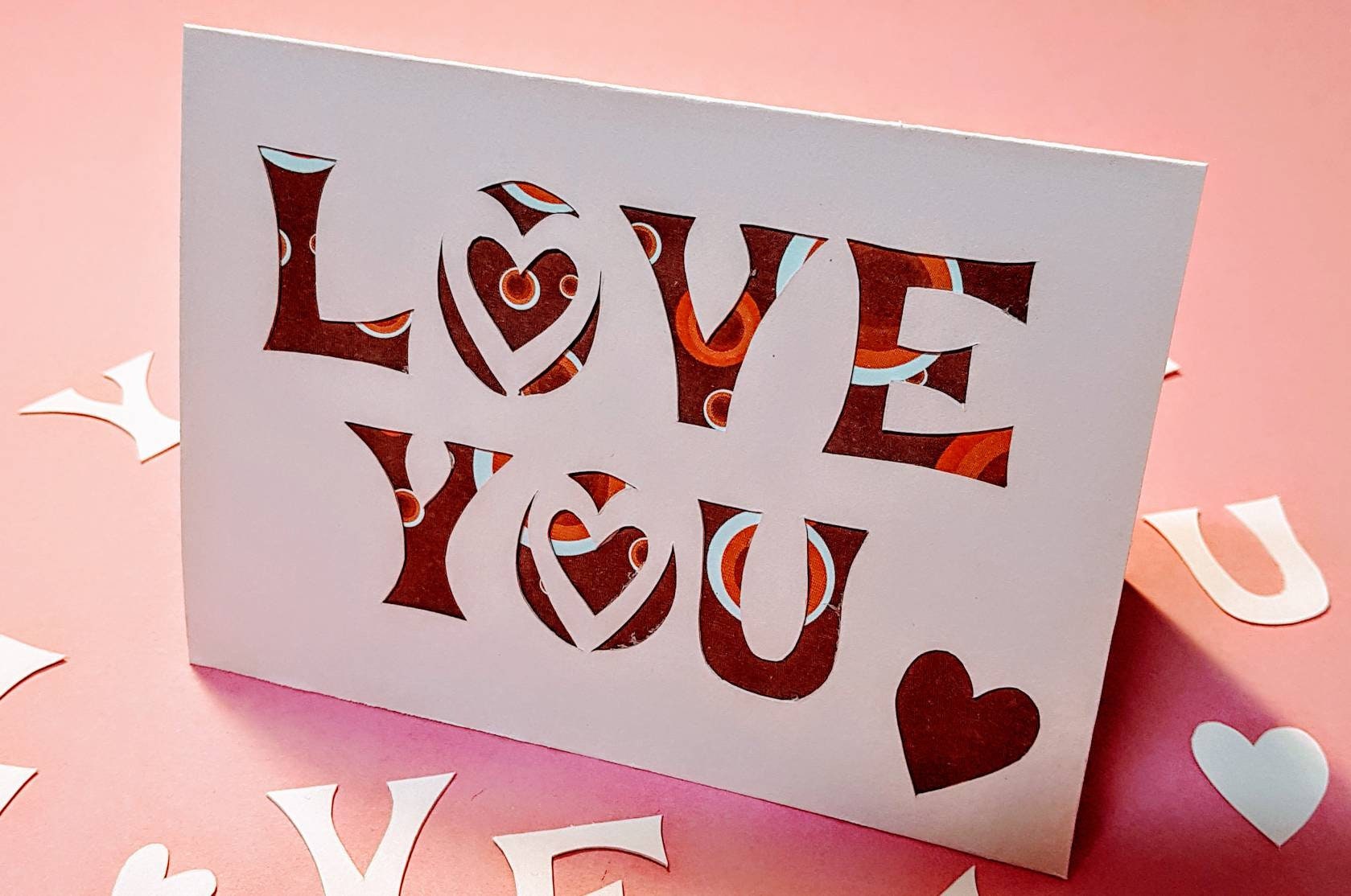 Love You Card Love You Valentine's Card Love Greetings - Etsy