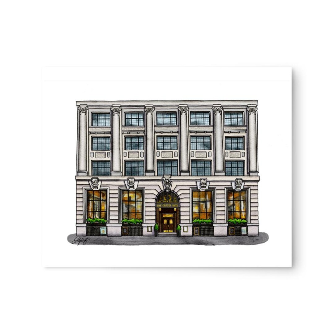 Crosse Keys, London Pub Art Print, Square Mile - Etsy