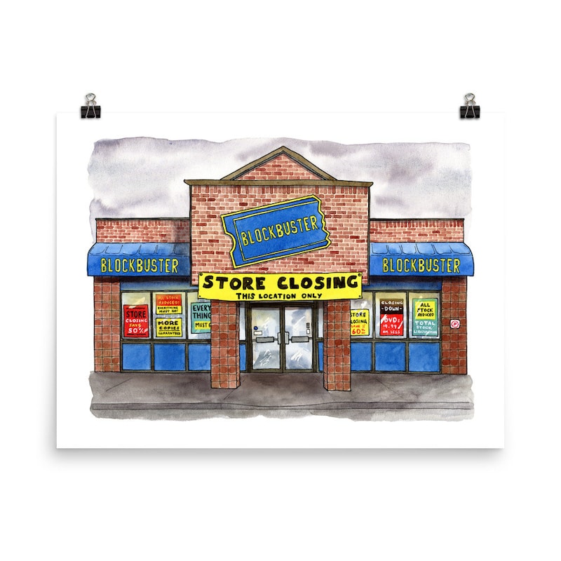 Blockbuster Art Small - Etsy UK