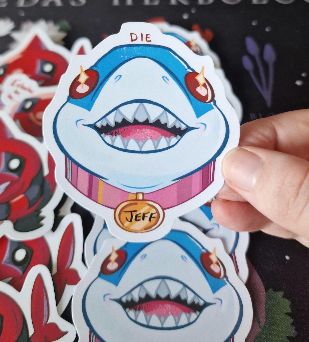 Rivals Inspired Jeff the Landshark Stickers - Etsy