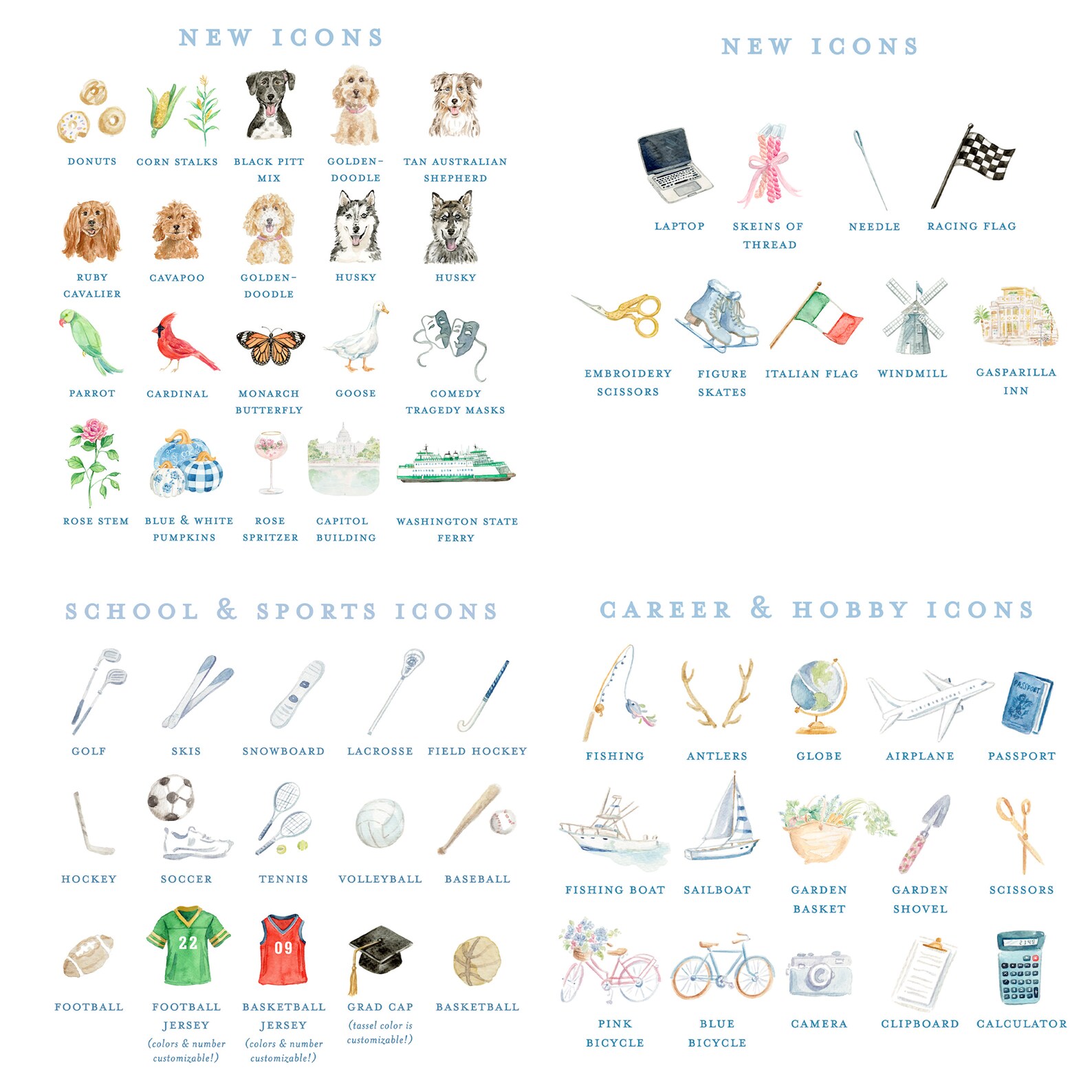 Personalized Watercolor Crest Wedding Crest Crest With - Etsy