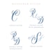 Coastal Orchids Personalized Watercolor Crest, Wedding Crest, Crest ...