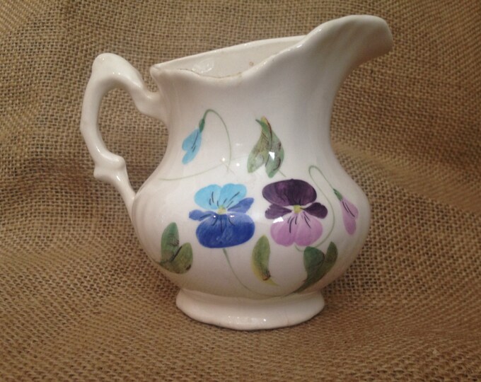 Signed 1949 Clouse Hand Painted Pottery Wall Hanging Pitcher - Etsy