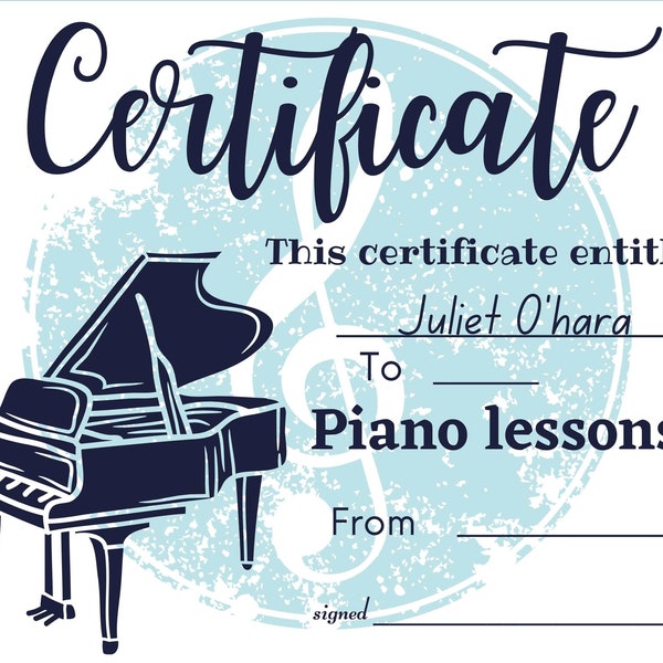 Piano Lessons - Etsy