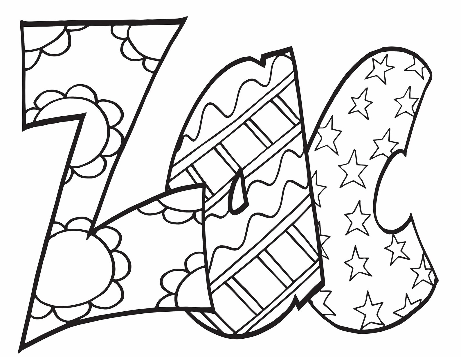 DIGITAL Itemcustom Personalized Name Coloring Sheets One - Etsy