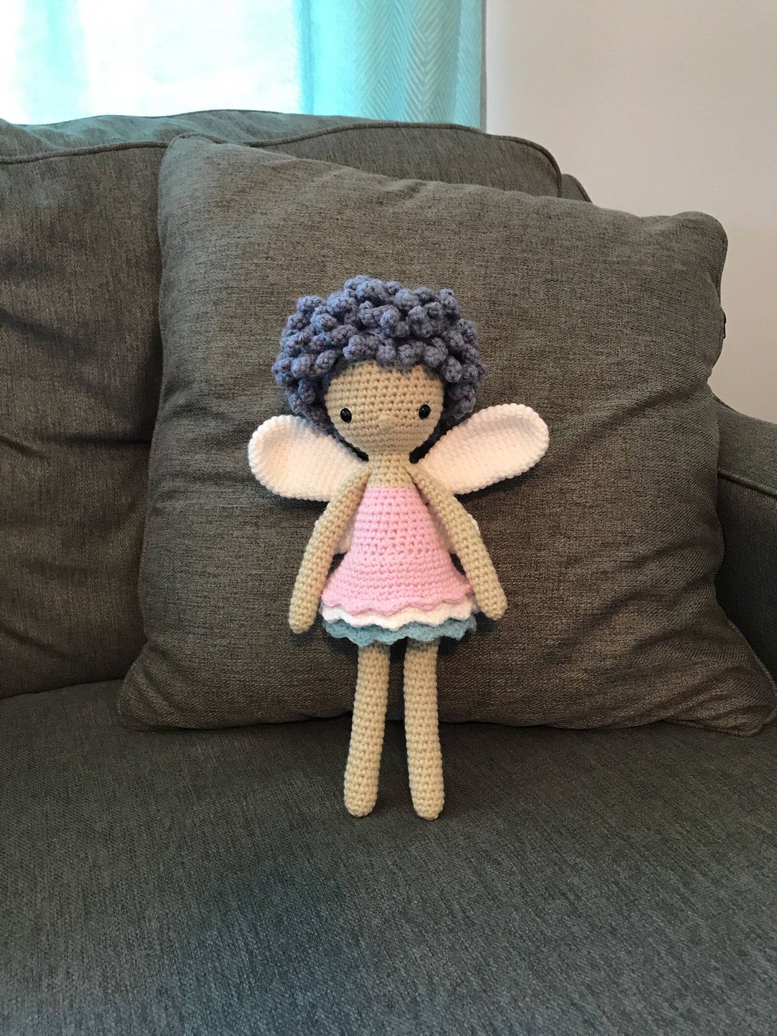 Lilac the Fairy Girl Doll Stuffed Toy (made to Order) - Etsy