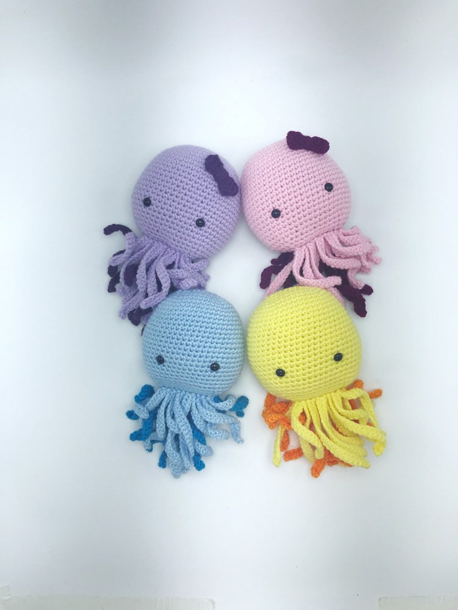 Octopus Crocheted Stuffed Animal/toy made to Order - Etsy
