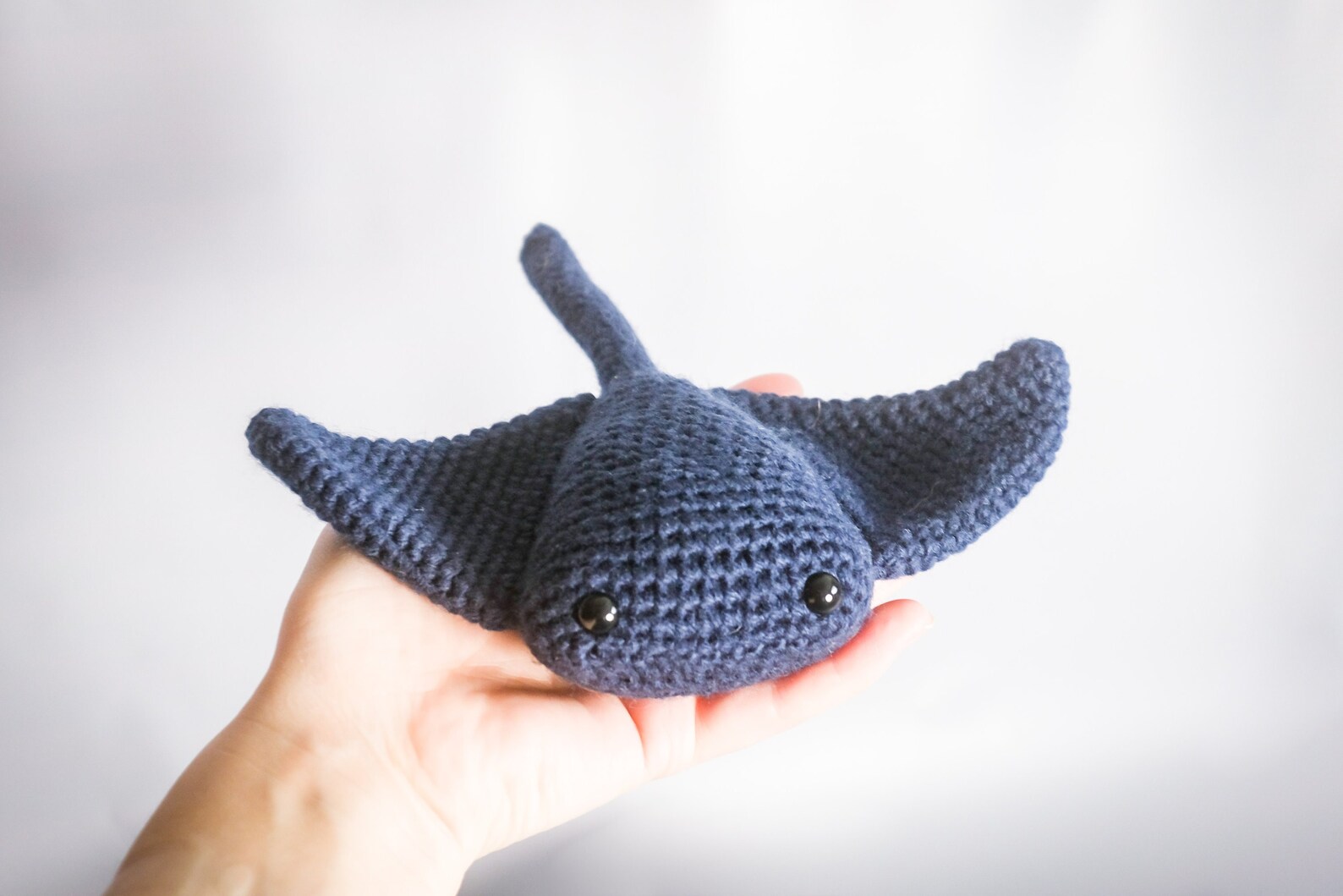 Mini Stingray Crocheted Stuffed Animal/toy (made to Order) - Etsy