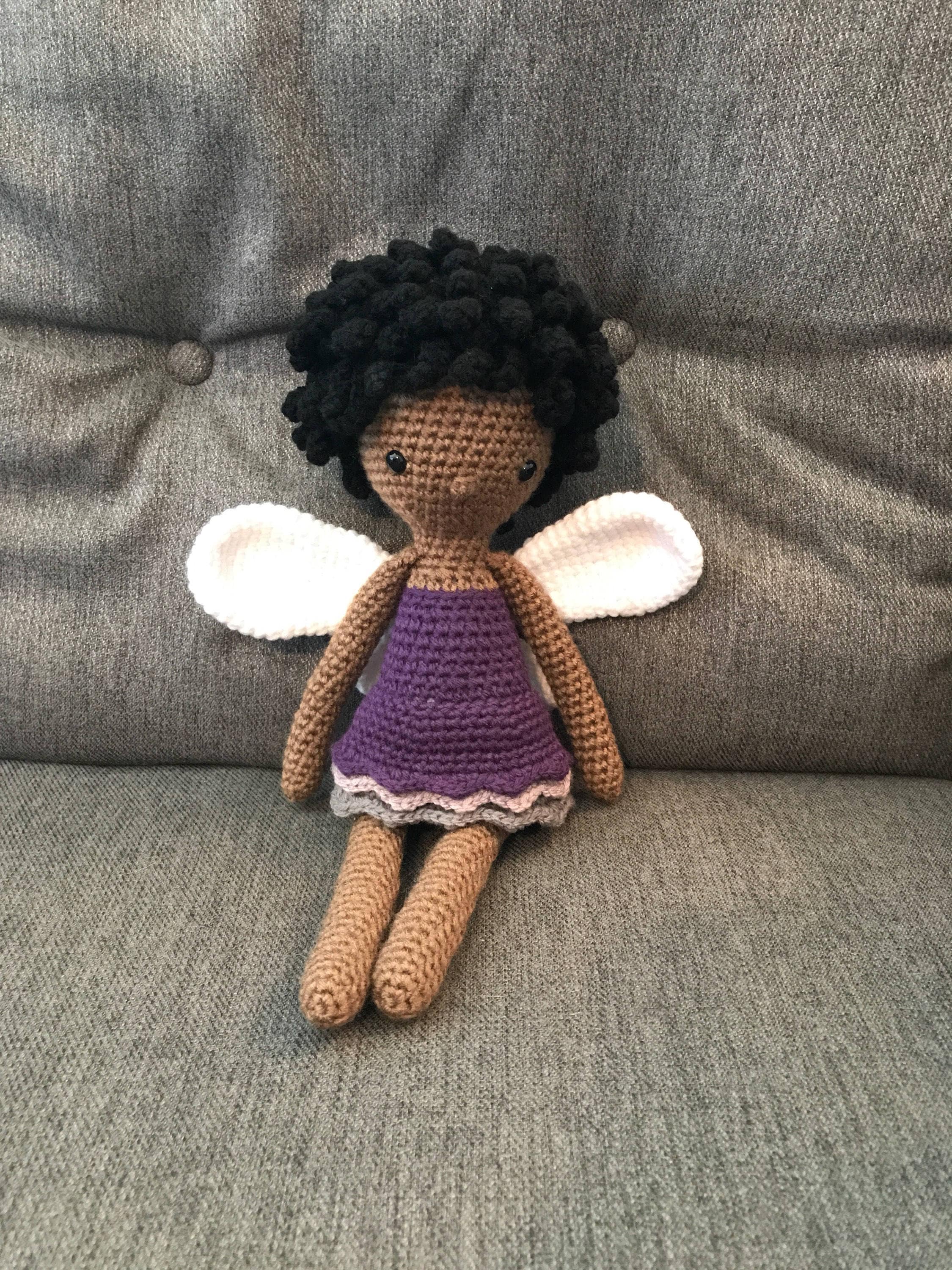 Raven the Fairy Girl Doll Stuffed Toy made to Order - Etsy