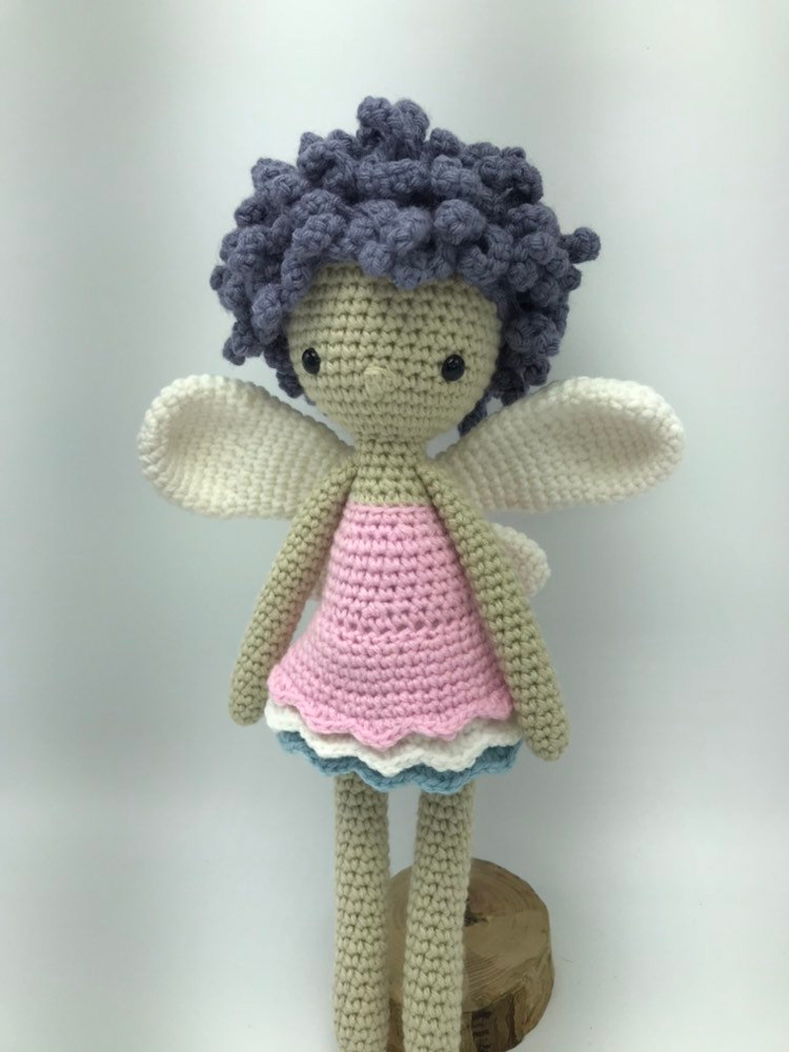 Lilac the Fairy Girl Doll Stuffed Toy (made to Order) - Etsy