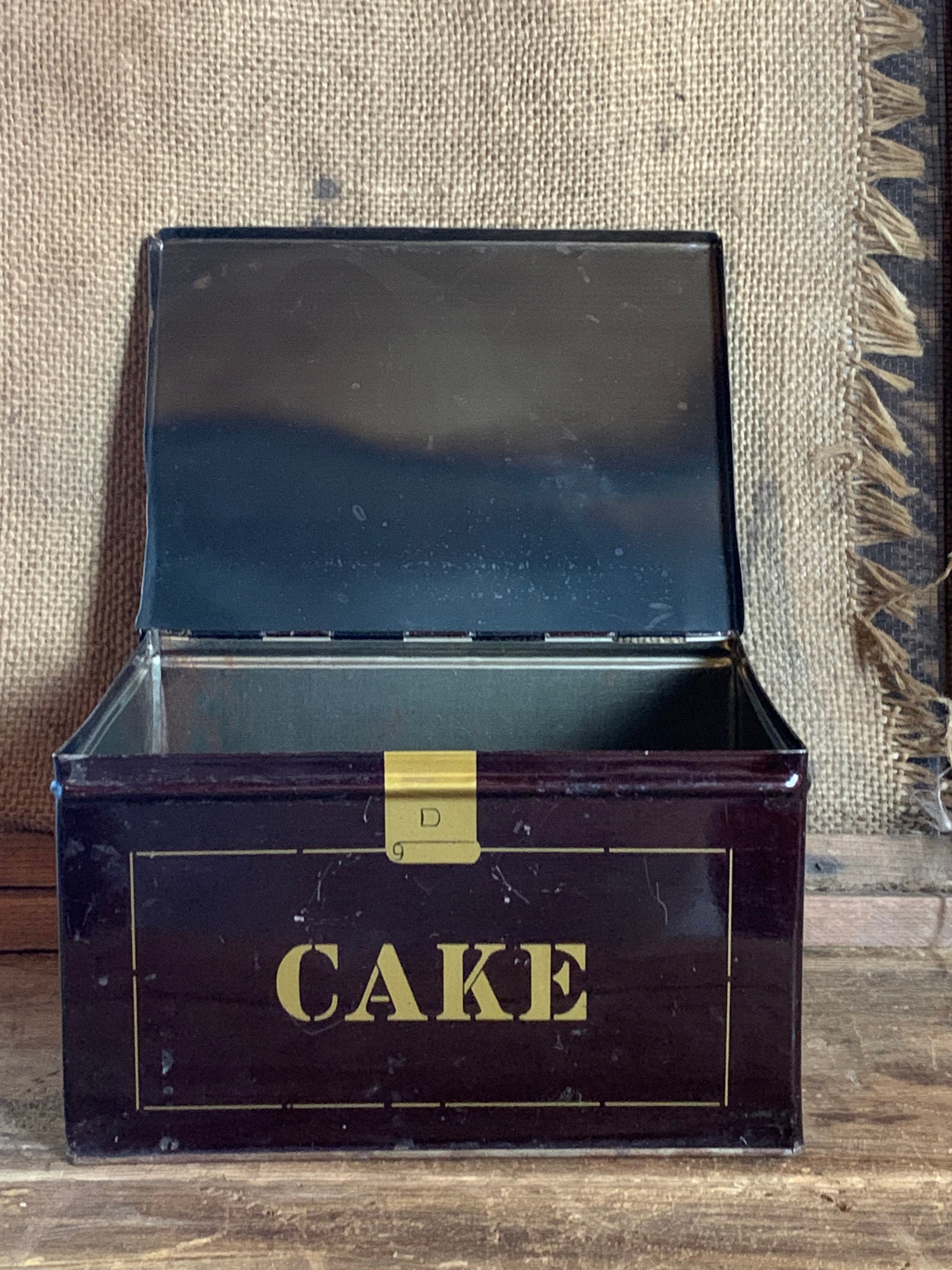 Vintage Cake Tobacco Tin - Etsy