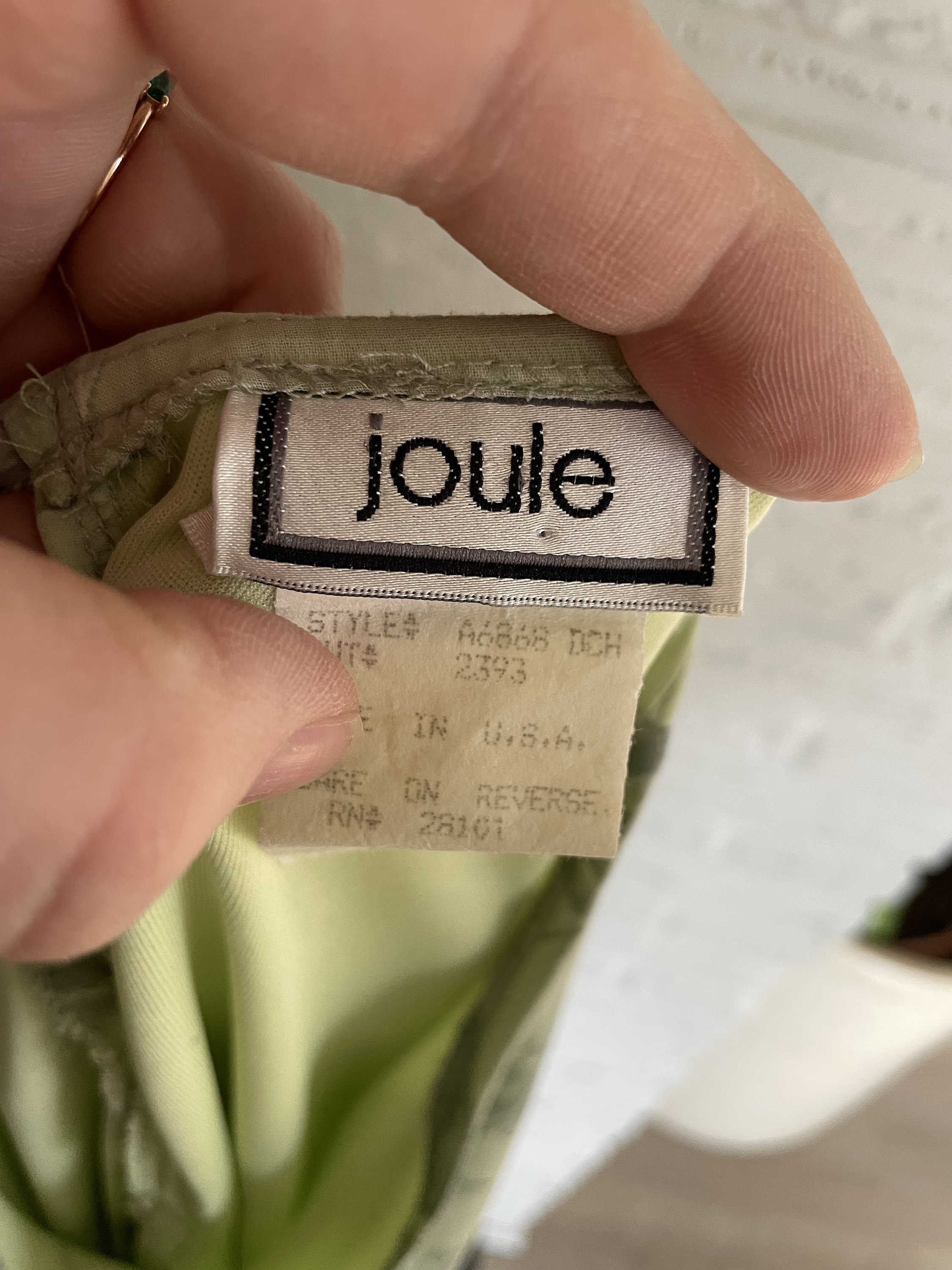 90's Floral Dress - Y2K - Green - Shift Dress - Sheer - Joule - Medium - 6 - 8 - Summer - Preppy ...