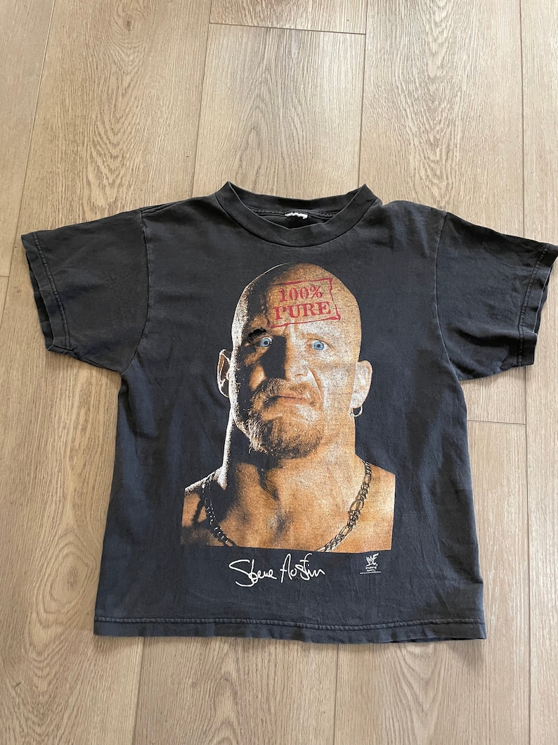 90's WWF Steve Austin / Shirt / T-shirt / Distressed / Streetwear ...