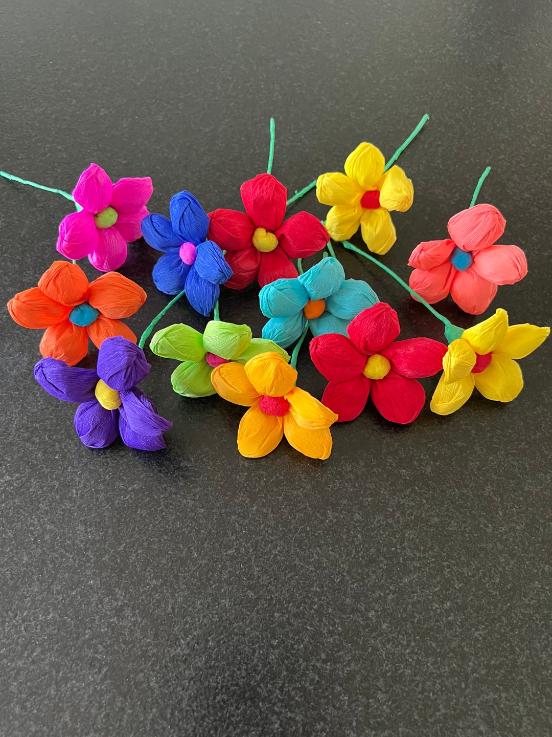 How To Make Mexican Paper Flowers Step By Step
