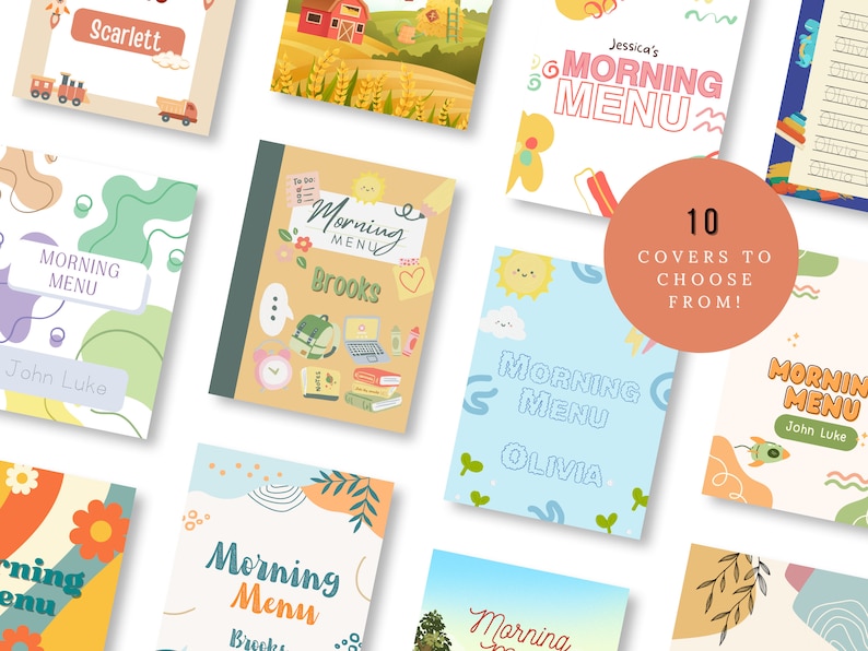 100+ Pages Morning Menu - Preschool Learning Morning Menu Printable ...