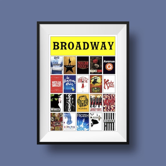 Broadway Poster Frames