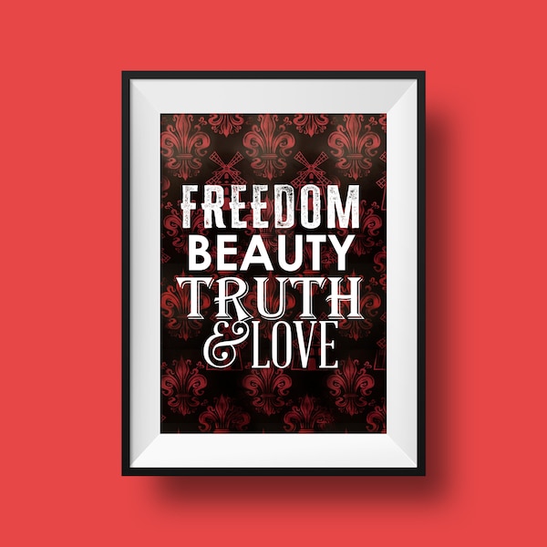 Moulin Rouge Quote - Etsy