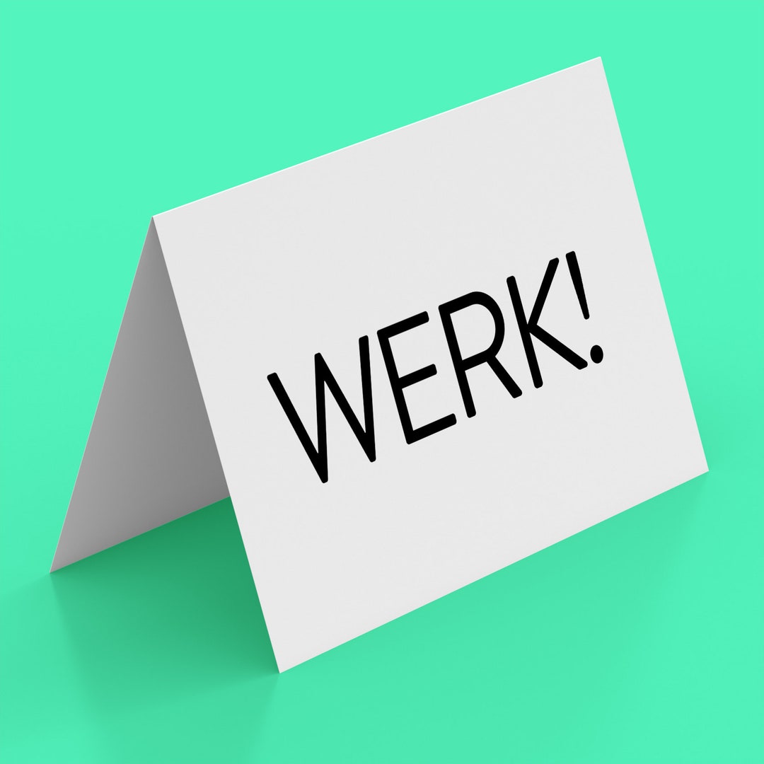 Hamilton - Werk! Inspired Printable Notecard A2 (digital Download) - Etsy