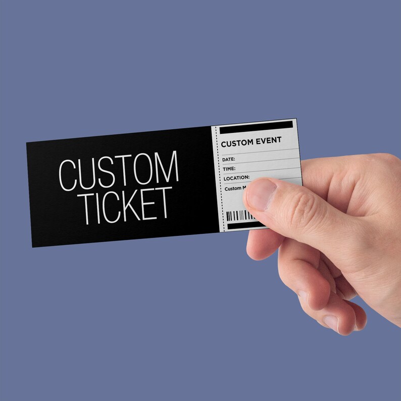 CUSTOM Tickets Broadway Concert Musical Theatre Souvenir | Etsy