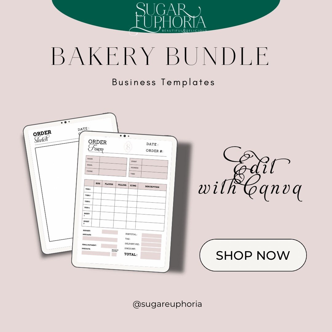 Bakery Business Bundle - Etsy