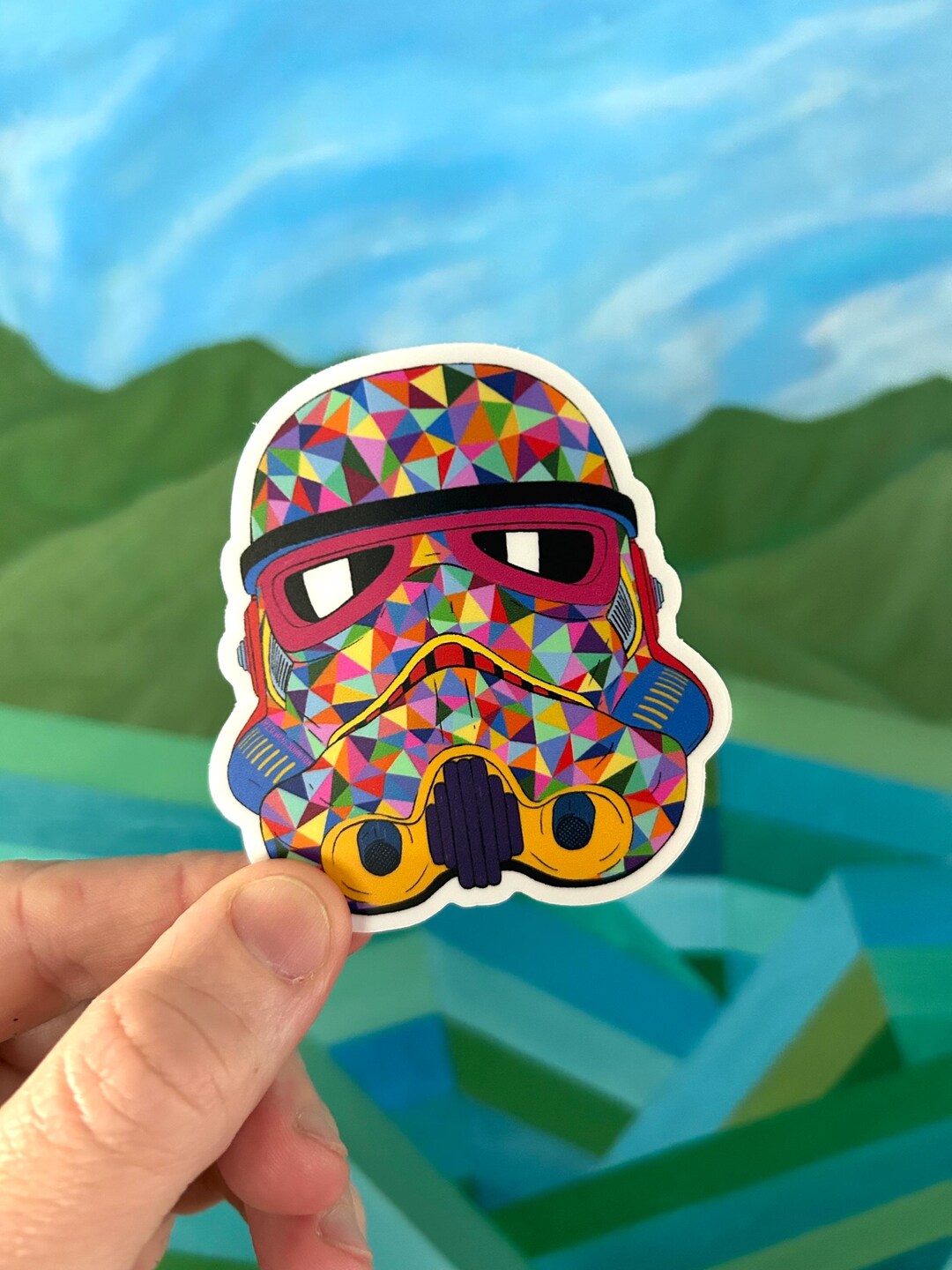 Rainbow Trooper Sticker - Etsy