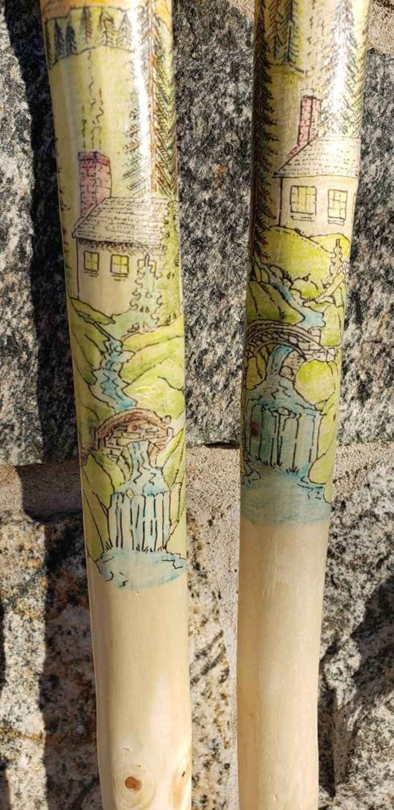 In the Pines of Arizona Walking Stick Set | Etsy