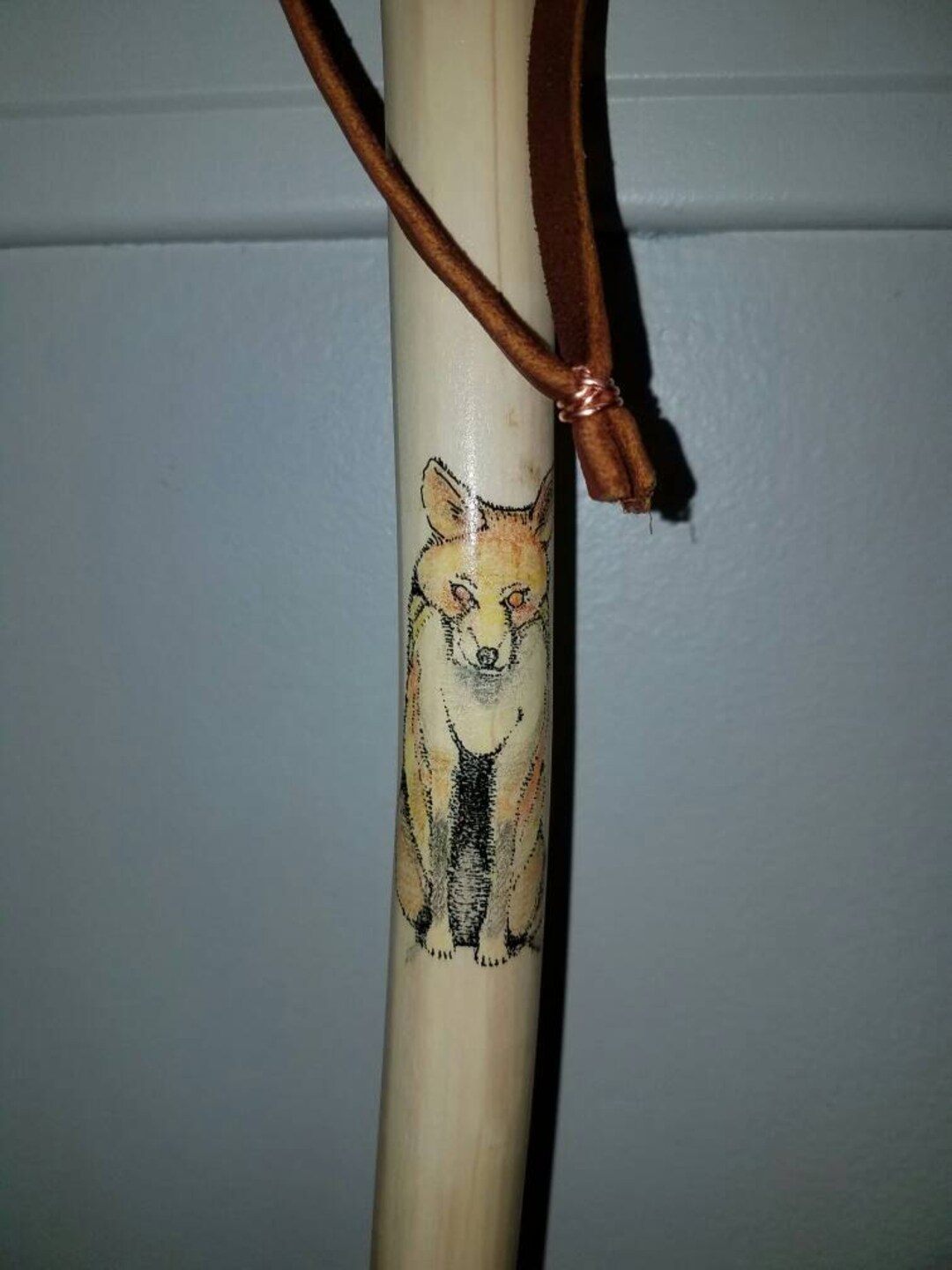 The Fox Walking Stick - Etsy