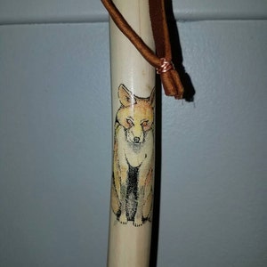 The Fox Walking Stick - Etsy