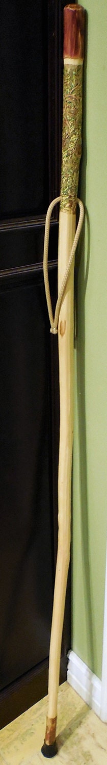Special Fern Wood Walking Stick - Etsy