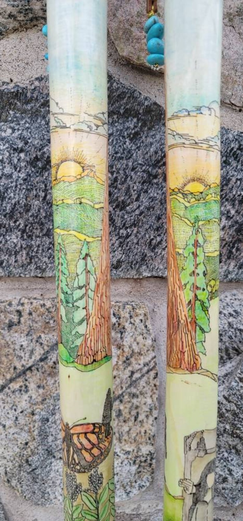 Two Together Walking Sticks | Etsy