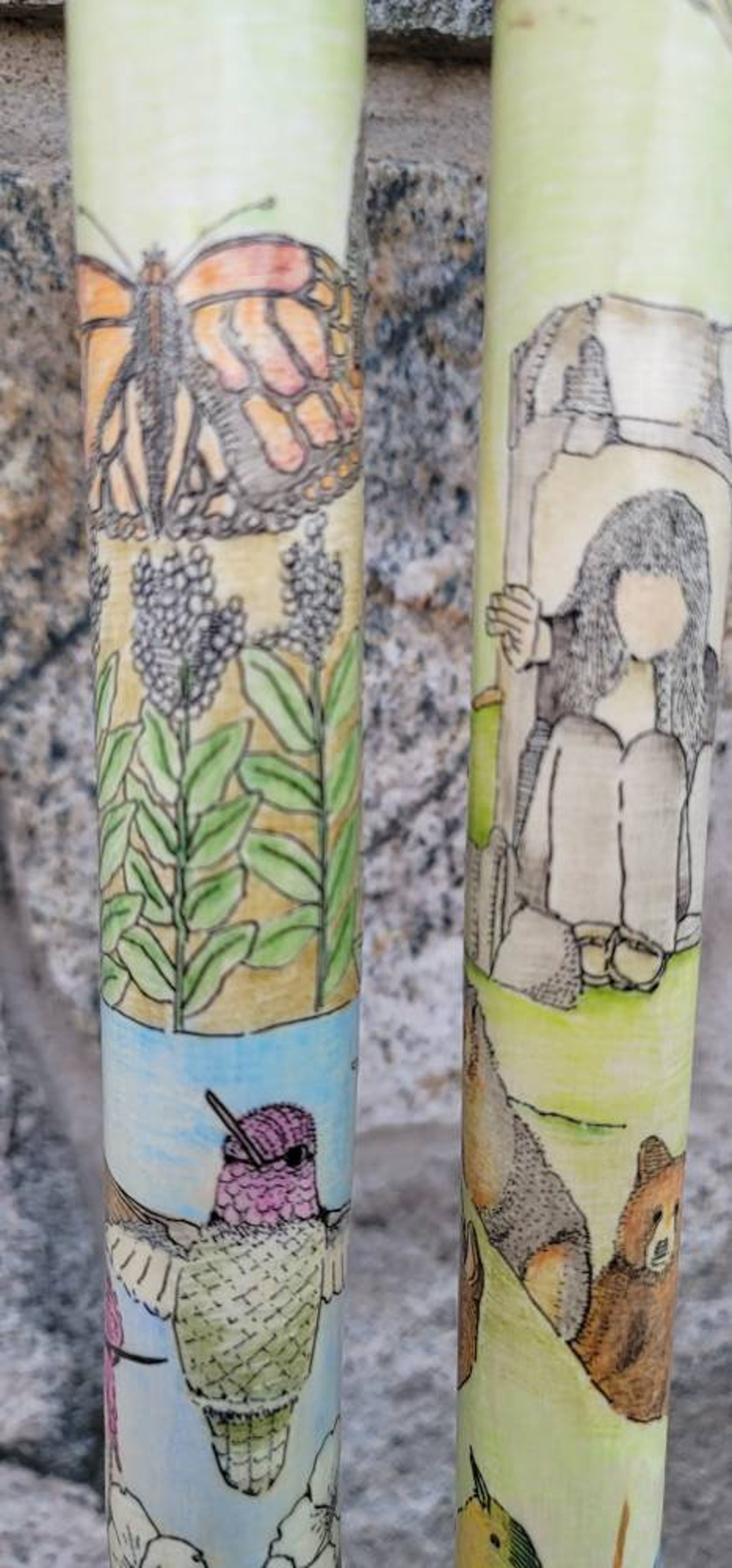 Two Together Walking Sticks | Etsy