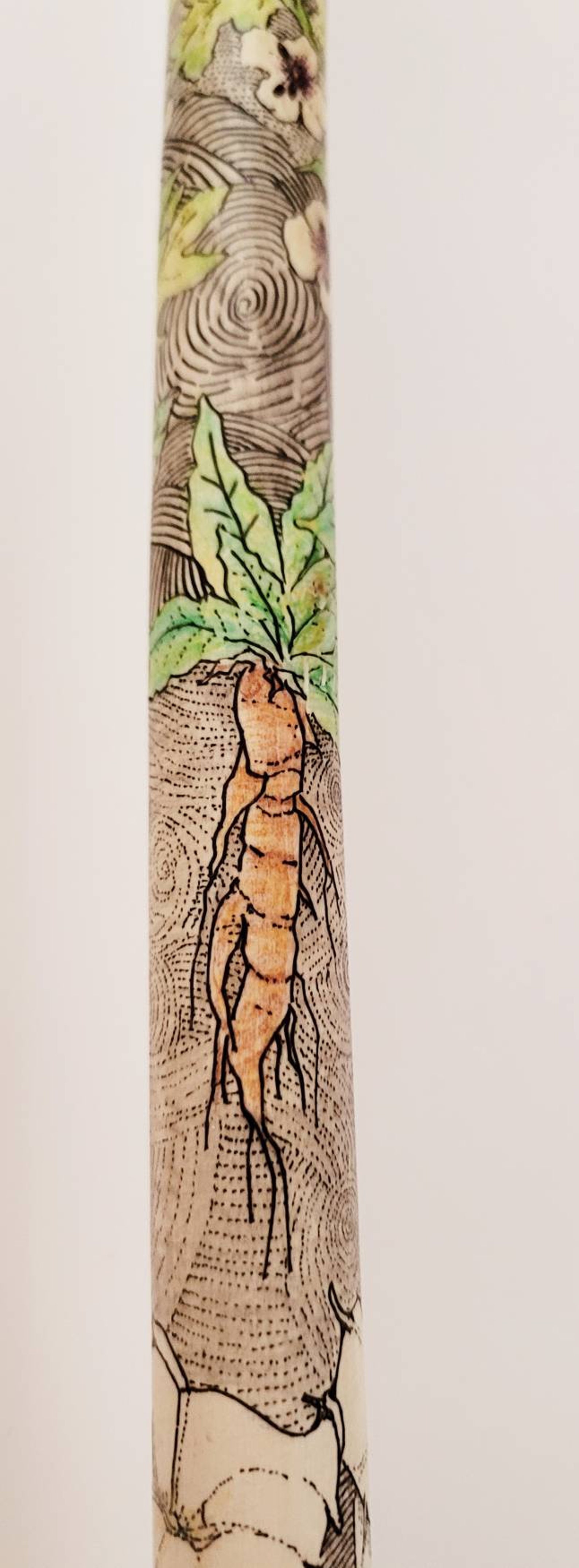 A Witches Broomstick Decorative Hardwood Handcrafted Walking Stick - Etsy