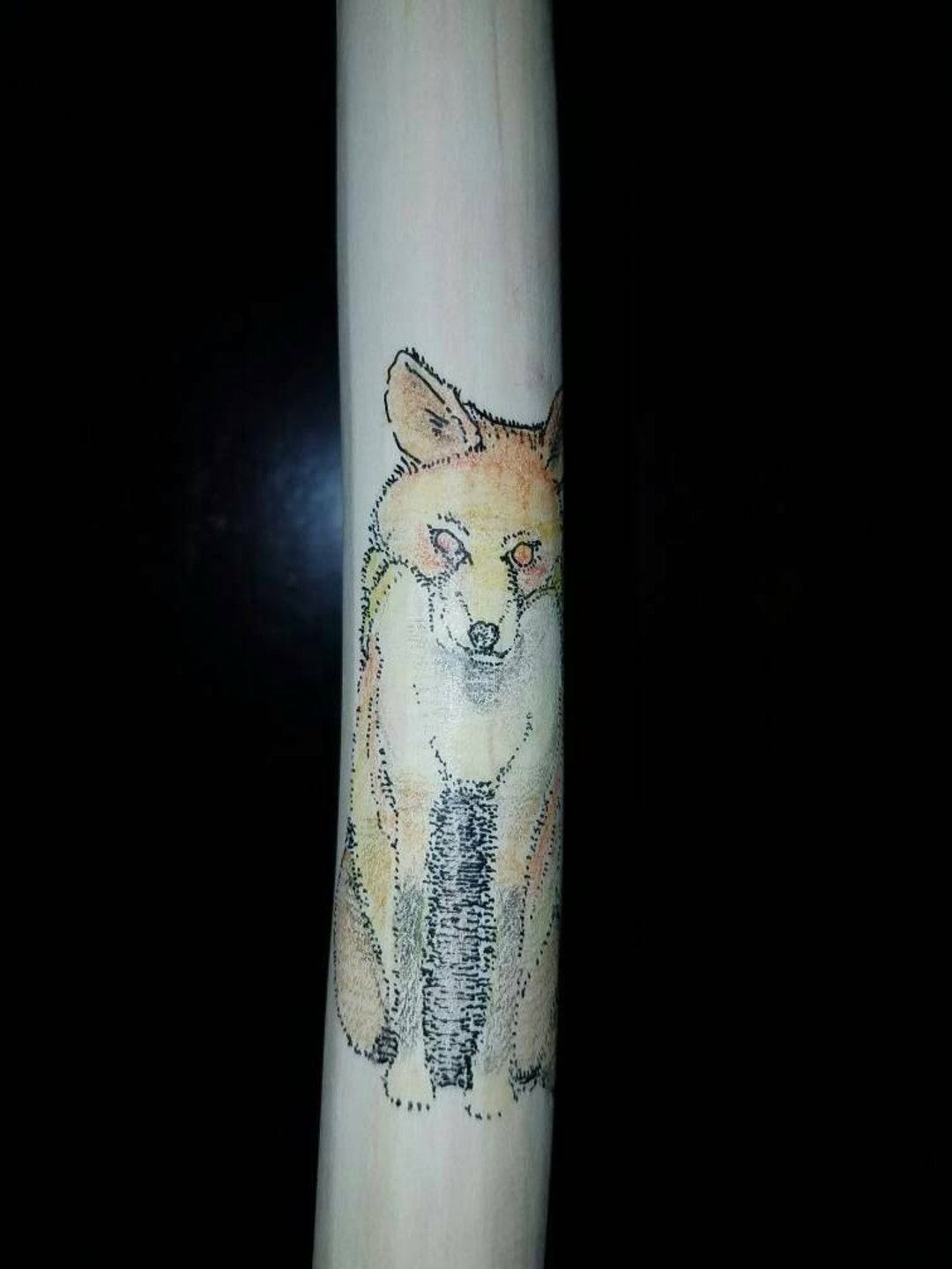 Fox Walking Stick - Etsy