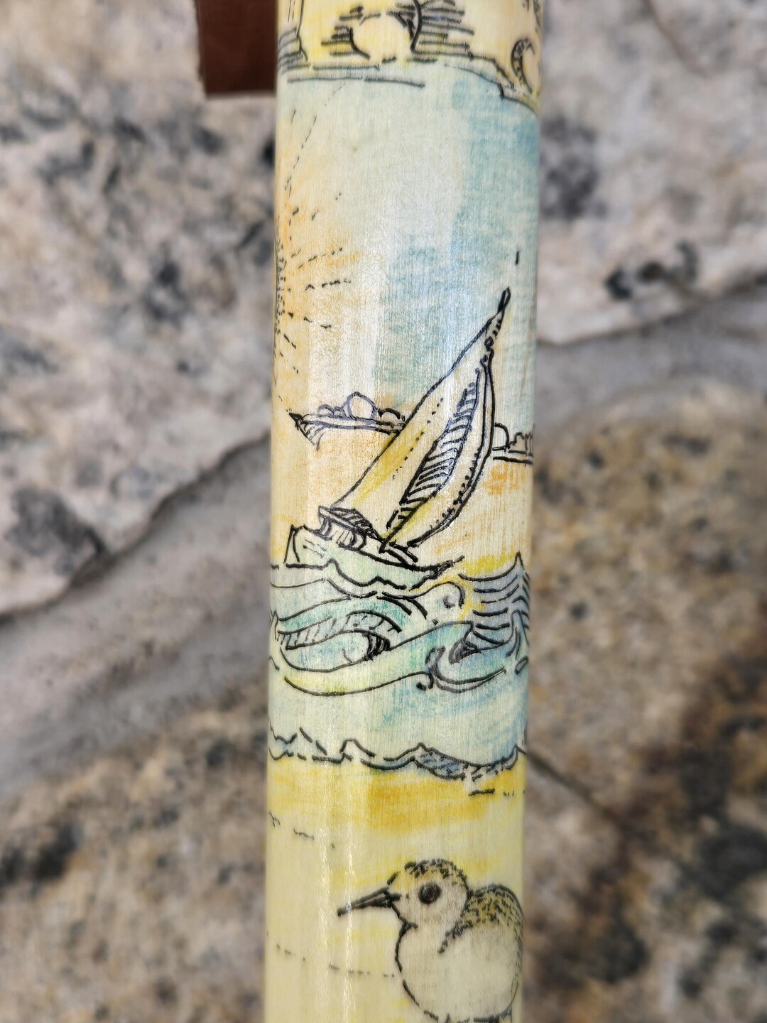 Custom Favorite Things Heirloom Walking Stick - Etsy