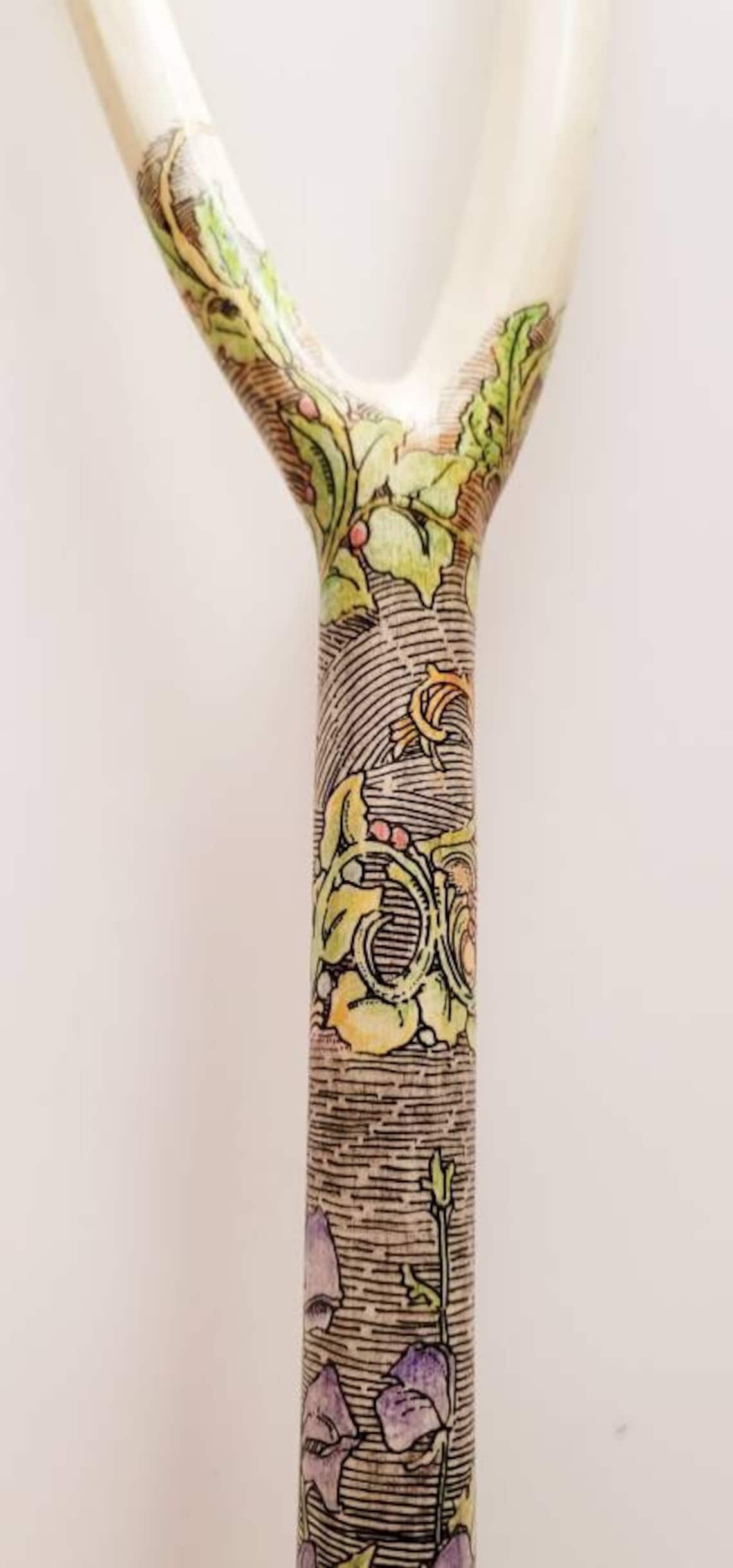 A Witches Broomstick Walking Stick - Etsy